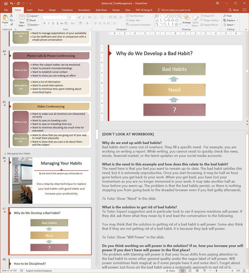 Advanced Time Management Training Course Materials | Skills Converged