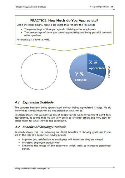 Giving Feedback Training Course Materials | Skills Converged