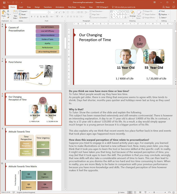 Overcoming Procrastination Training Course Materials | Skills Converged