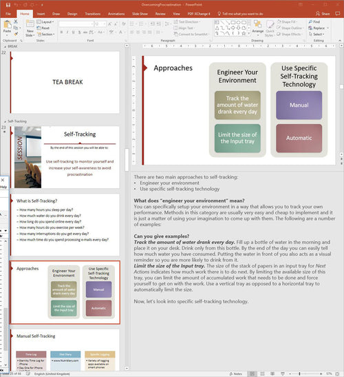 Overcoming Procrastination Training Course Materials | Skills Converged