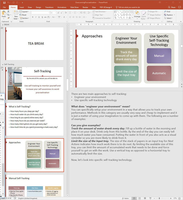 Overcoming Procrastination Training Course Materials | Skills Converged