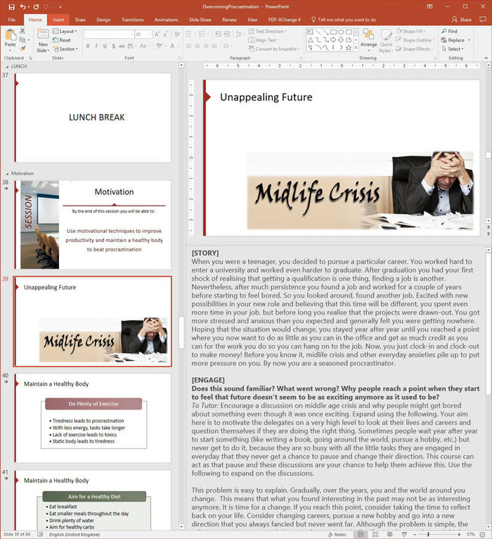 Overcoming Procrastination Training Course Materials | Skills Converged