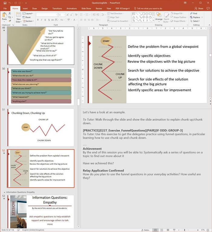 Questioning Skills Training Course Materials | Skills Converged