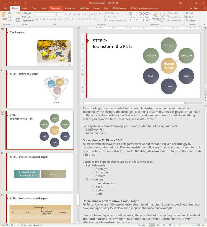 Root Cause Analysis Training Course Materials | Skills Converged